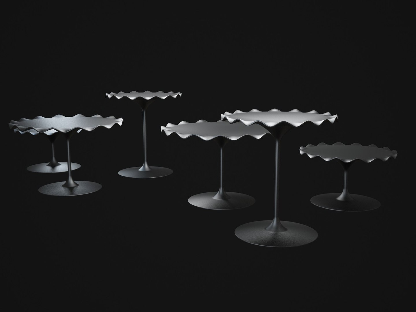 Dancing-tables 3d Model