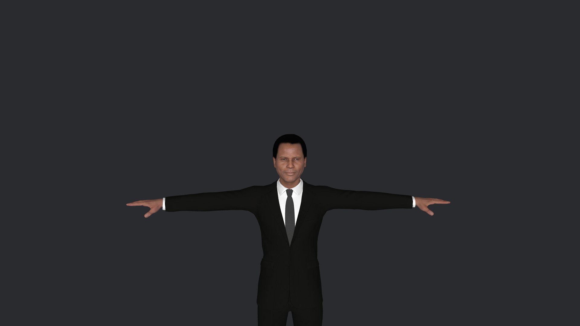 Sidney Poitier Hyper Realistic Full Body Fully Rigged 3D Character 3D ...