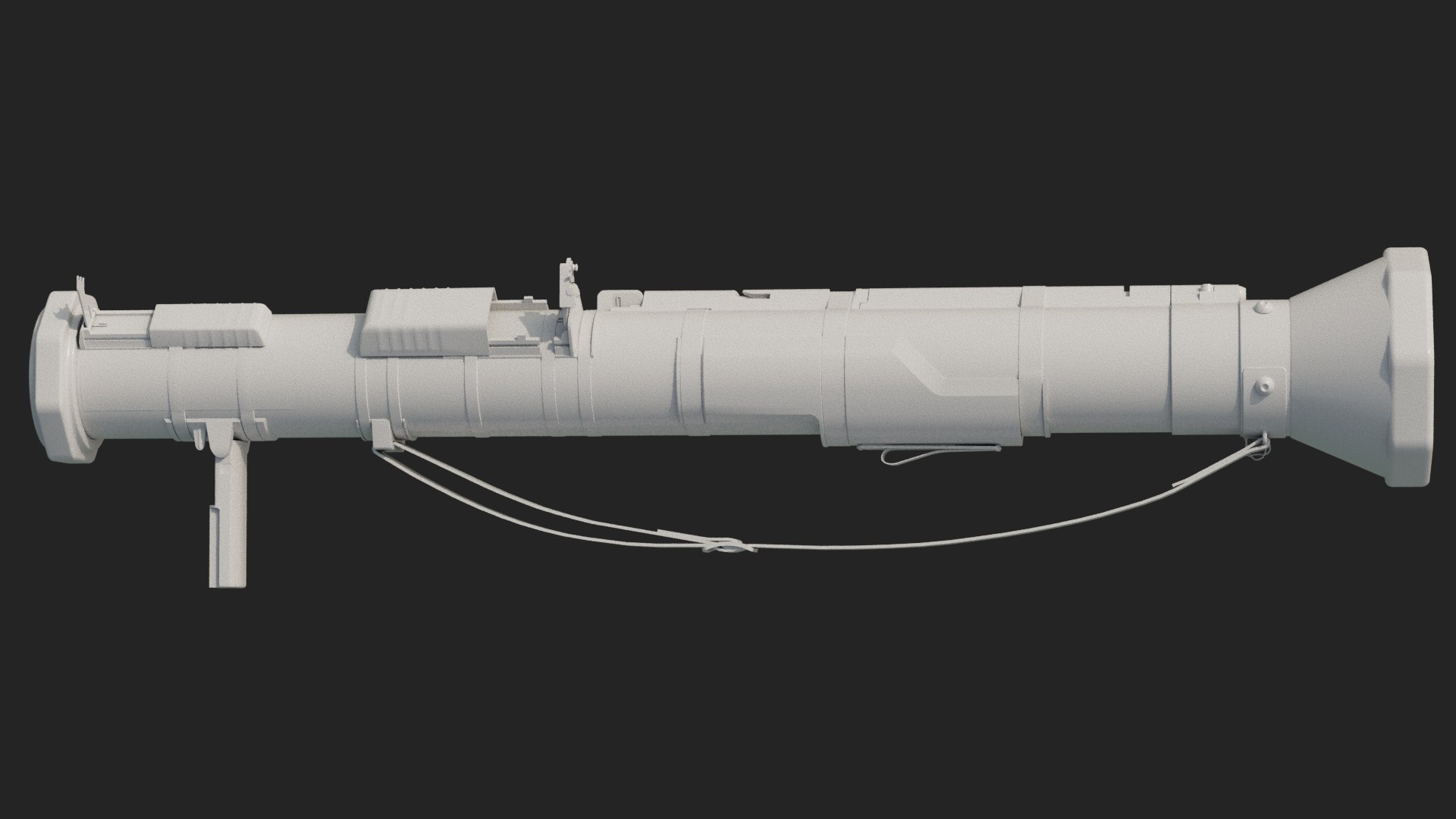 AT4 CS Rocket Launcher 3D Model - TurboSquid 2100690