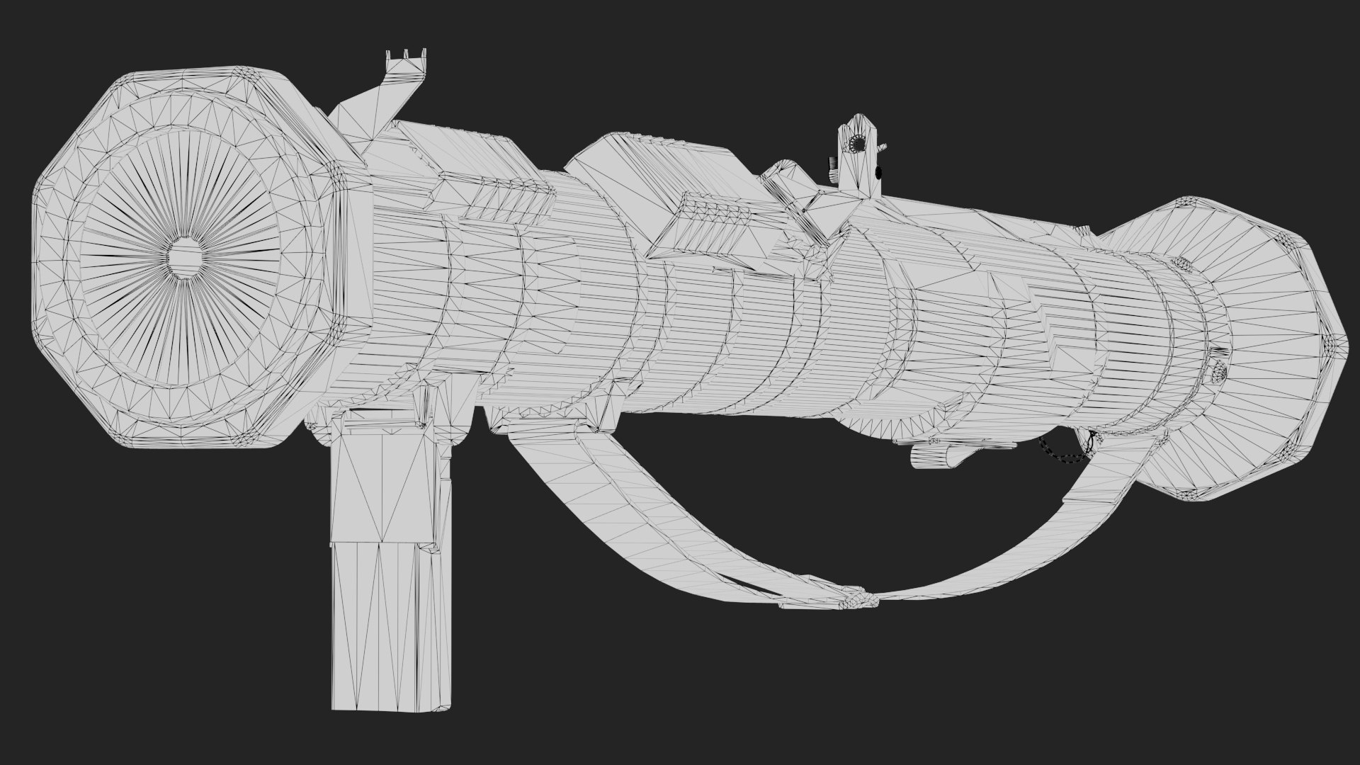 AT4 CS Rocket Launcher 3D Model - TurboSquid 2100690