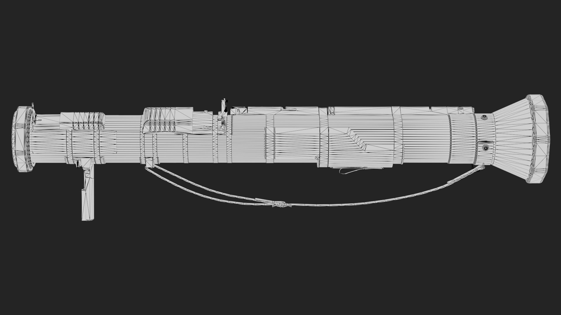AT4 CS Rocket Launcher 3D Model - TurboSquid 2100690