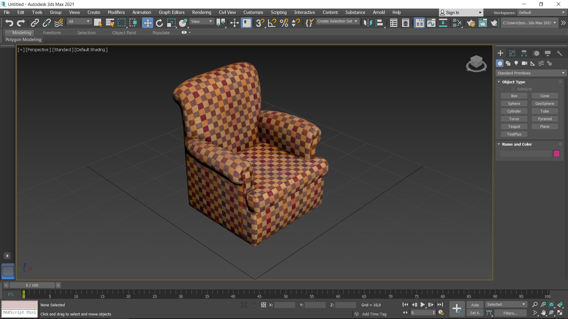 3D Model Short Chair Scan - TurboSquid 2114844