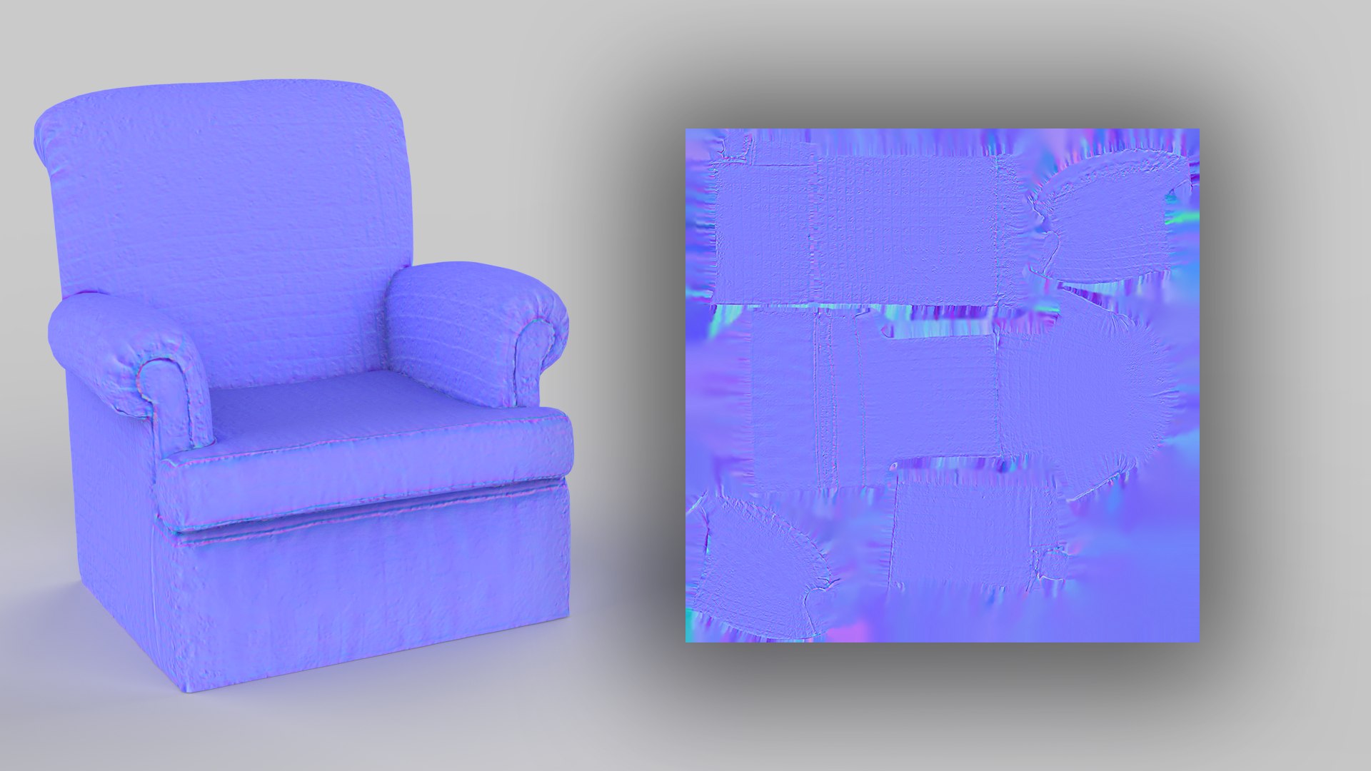 3D Model Short Chair Scan - TurboSquid 2114844