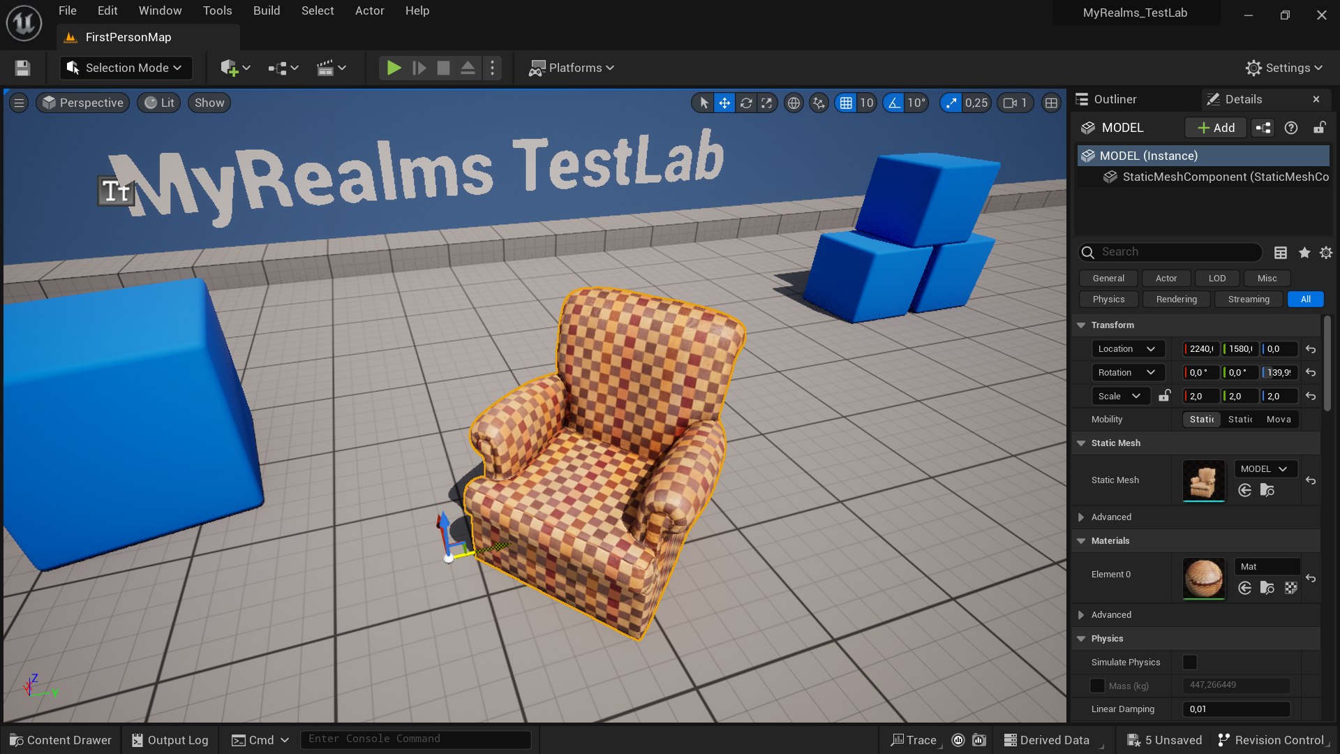 3D Model Short Chair Scan - TurboSquid 2114844
