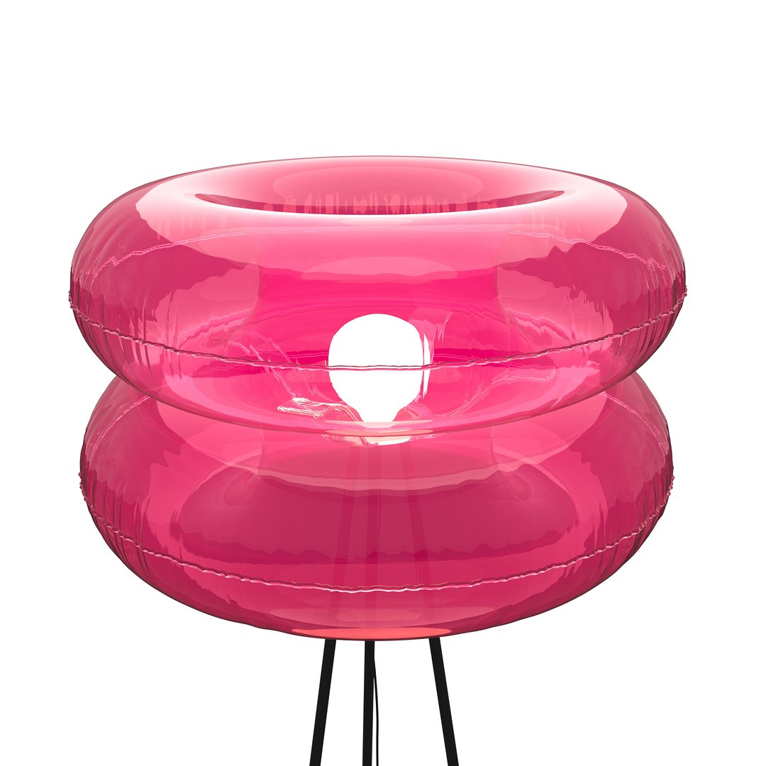 3D Model Pink Puff Buff Big - TurboSquid 1337856