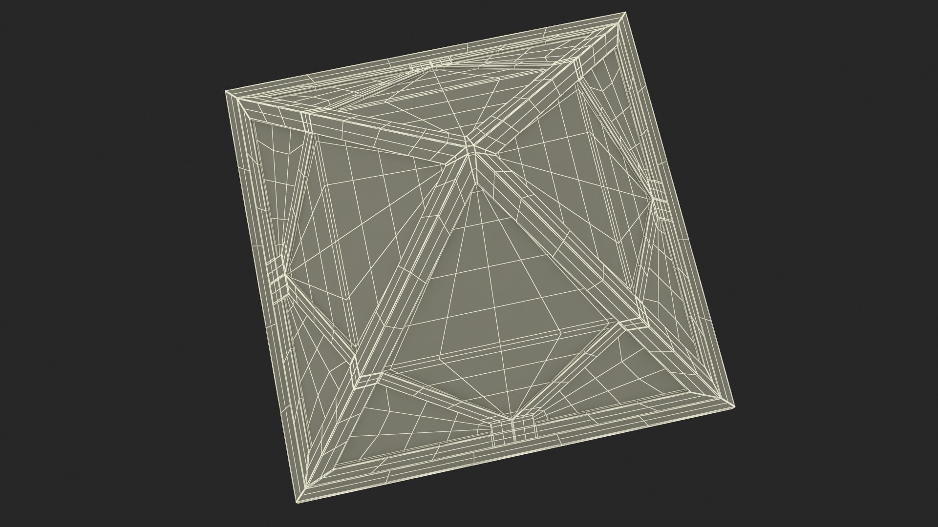 3D Rooftop Pyramid Skylight Window - TurboSquid 2191933