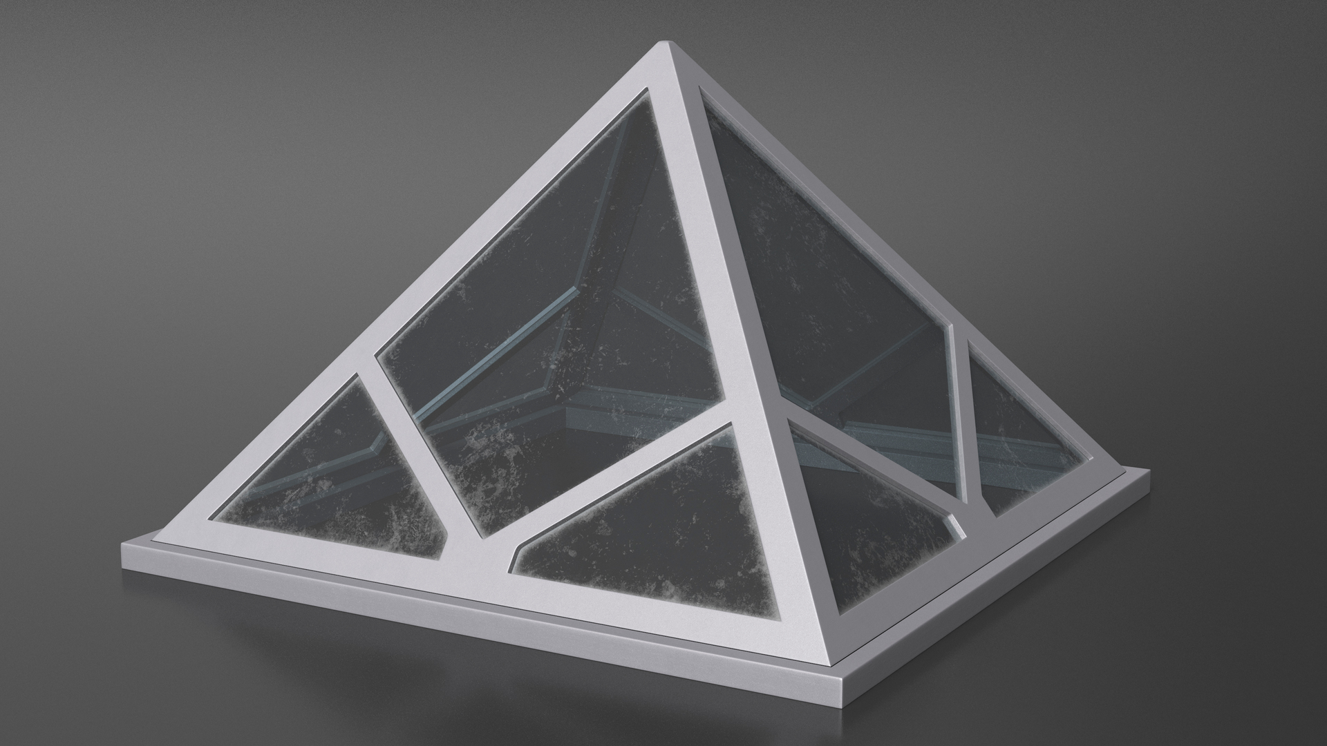 modelo 3d Ventana tragaluz piramidal en la azotea - TurboSquid 2191933