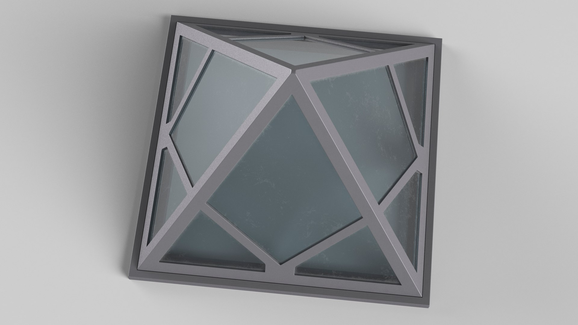 3D Rooftop Pyramid Skylight Window - TurboSquid 2191933