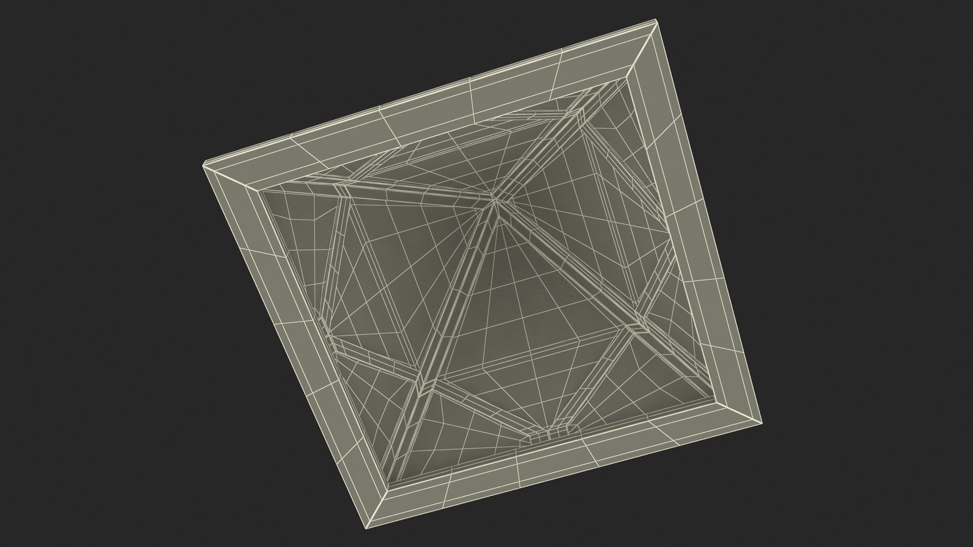 3D Rooftop Pyramid Skylight Window - TurboSquid 2191933