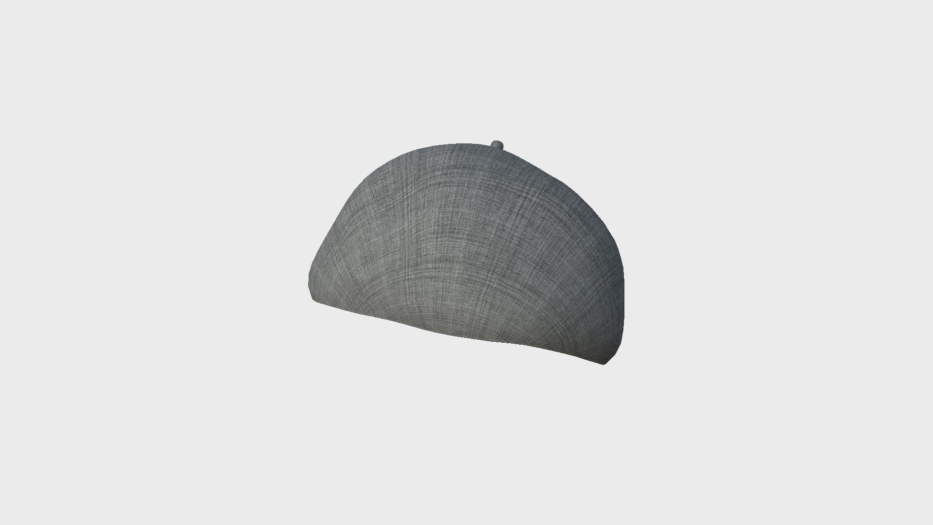 Female Beret Hat 03 Gray - Character Fashion Design 3D Model ...