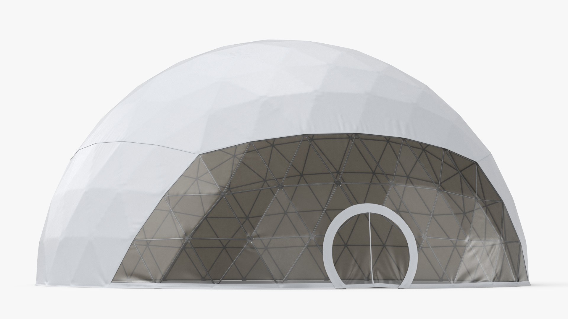 3D Outdoor Sphere Dome Tent For Events White - TurboSquid 2246271
