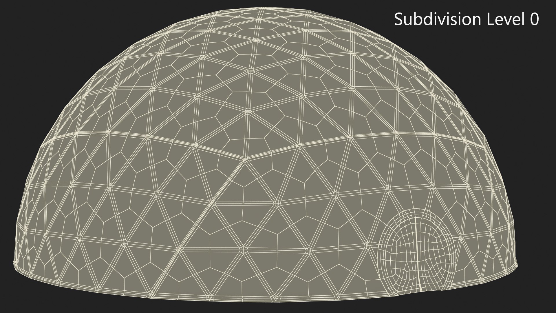 3D Outdoor Sphere Dome Tent For Events White - TurboSquid 2246271