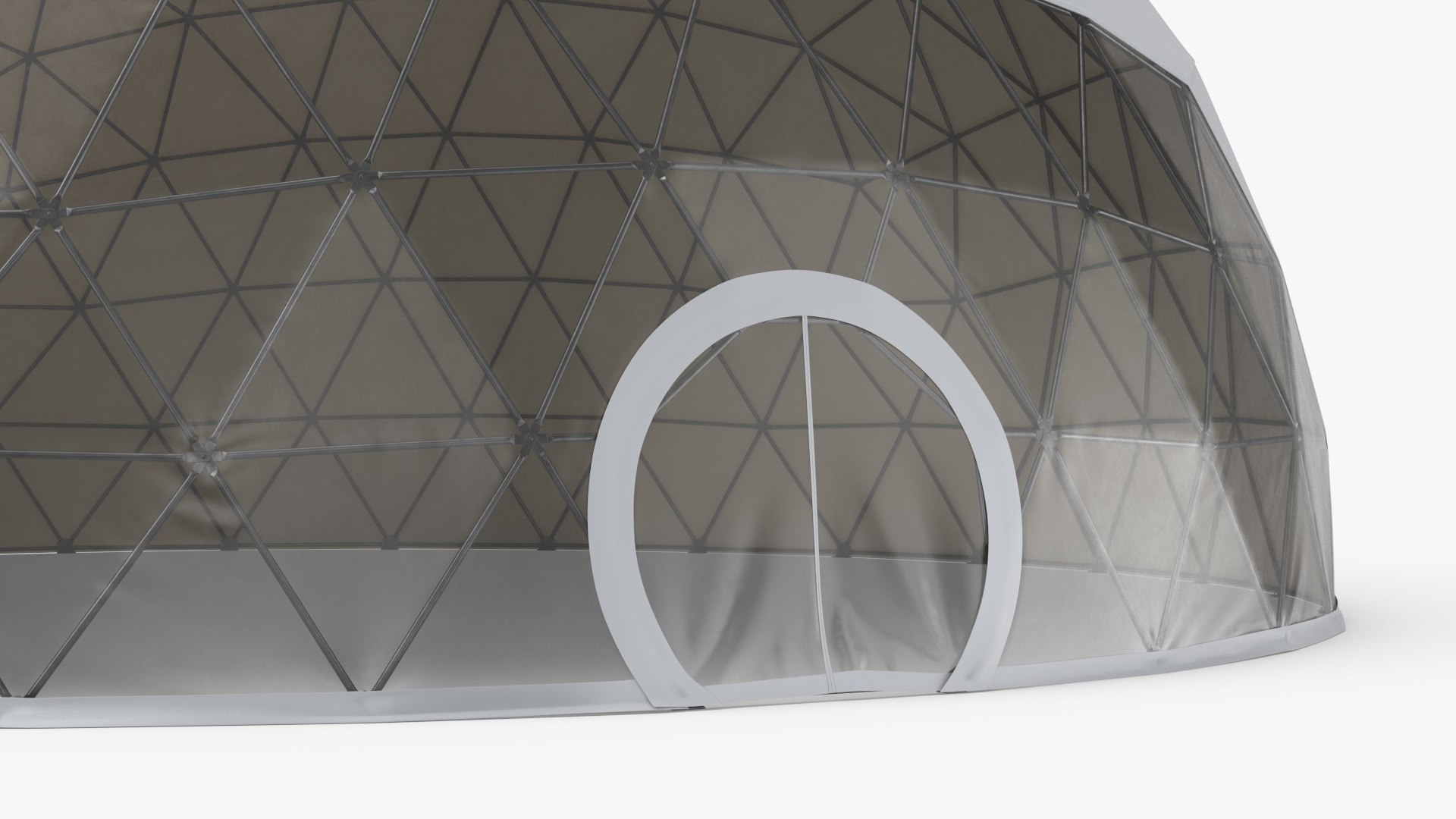 3D Outdoor Sphere Dome Tent For Events White - TurboSquid 2246271