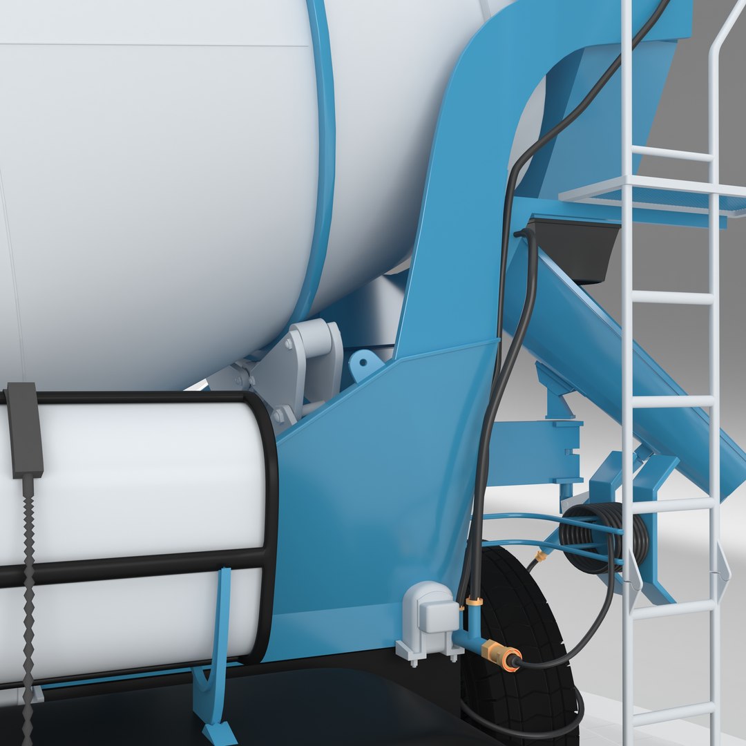 Cement Mixer 3D - TurboSquid 1731039