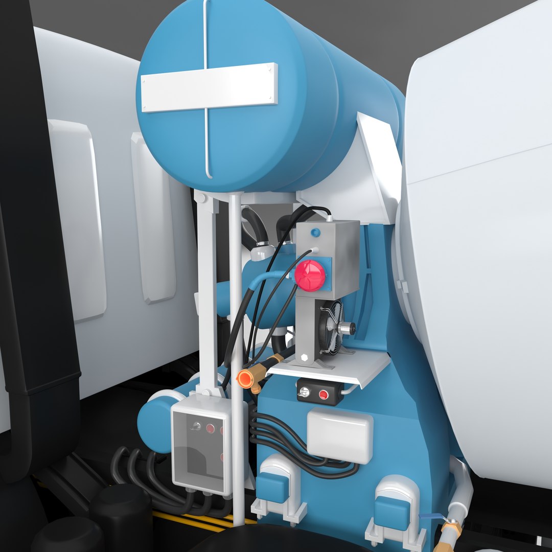 Cement Mixer 3D - TurboSquid 1731039