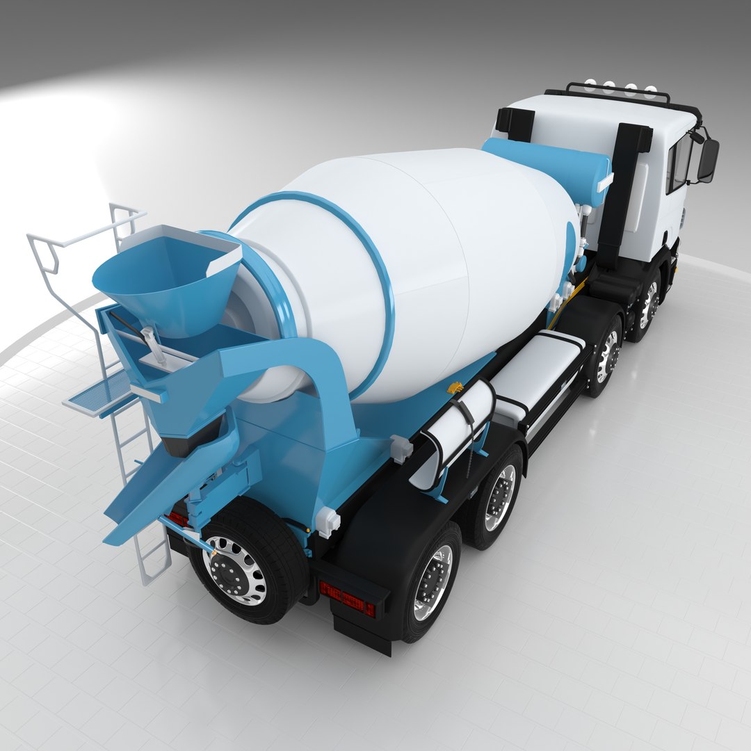 Cement Mixer 3D - TurboSquid 1731039