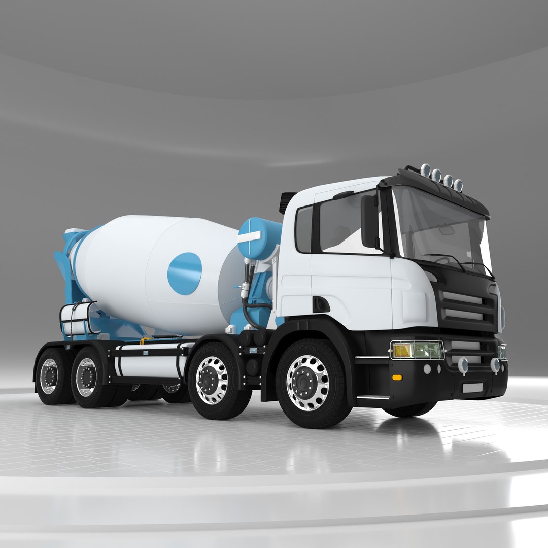 Cement Mixer 3D - TurboSquid 1731039