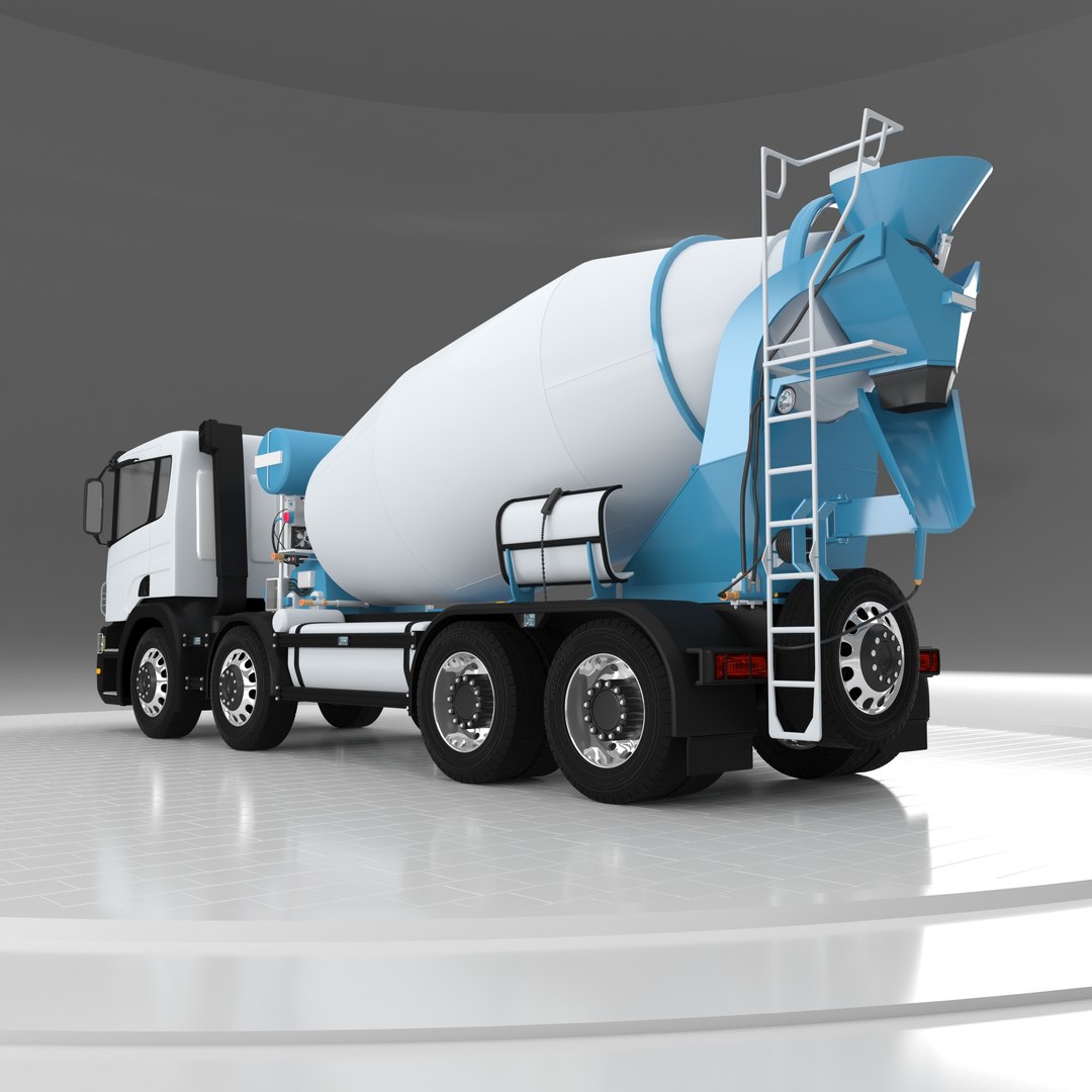 Cement Mixer 3D - TurboSquid 1731039