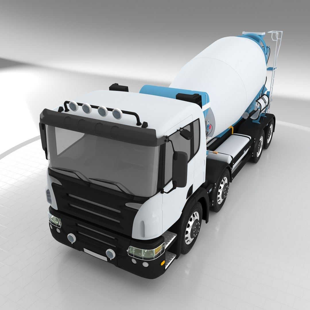 Cement Mixer 3D - TurboSquid 1731039