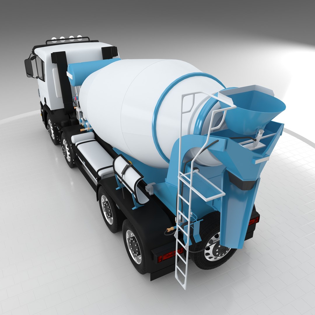 Cement Mixer 3D - TurboSquid 1731039