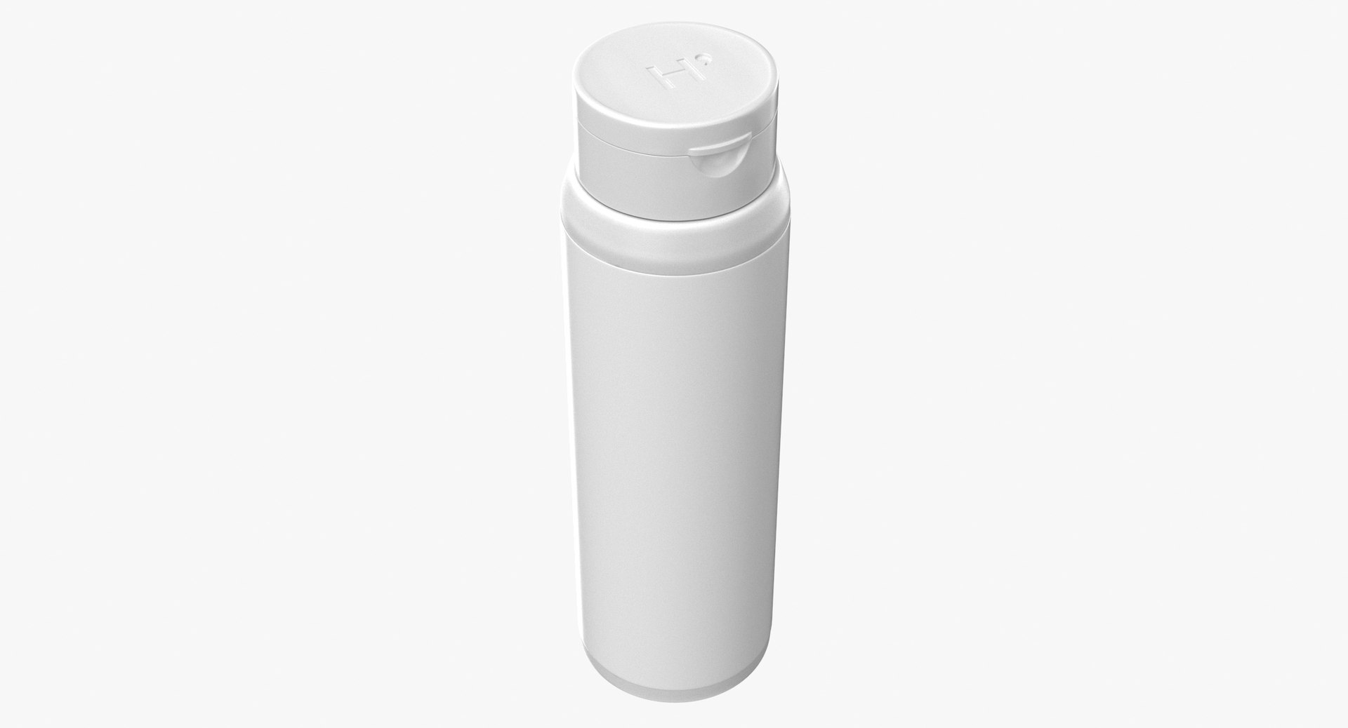 Body Wash Containers Type 01 Blank And Generic Label 3D Model ...