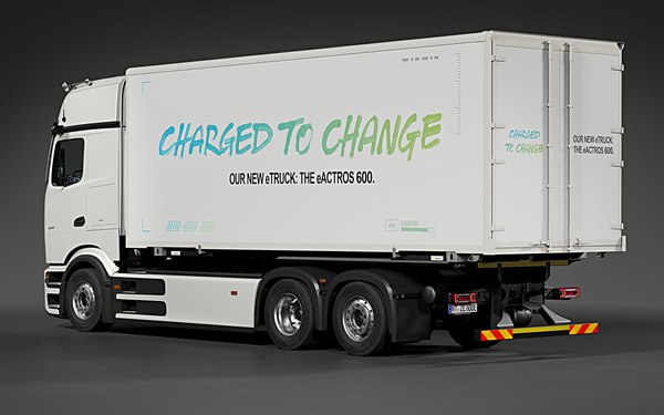 modelo 3d Camioneta Mercedes-Benz eActros 600 GigaSpace 2025 ...