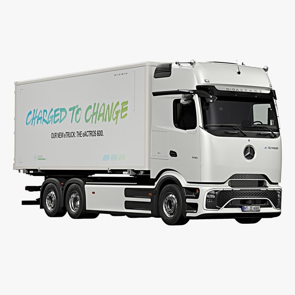 modelo 3d Camioneta Mercedes-Benz eActros 600 GigaSpace 2025 ...