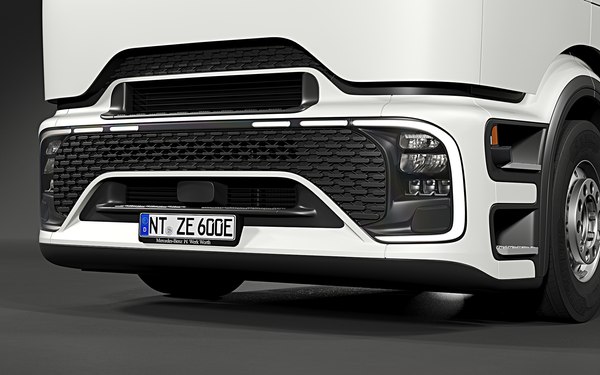 modelo 3d Camioneta Mercedes-Benz eActros 600 GigaSpace 2025 ...