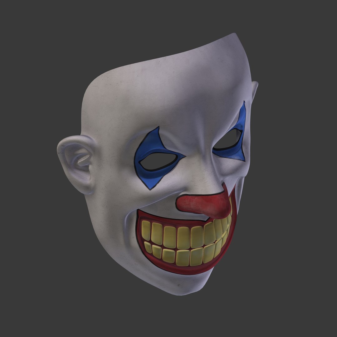 3d Clown Mask
