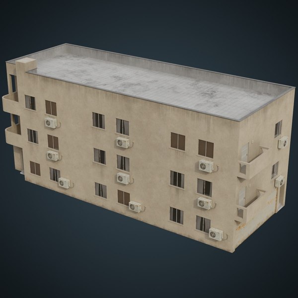 Apartment Building Blender Models for Download | TurboSquid