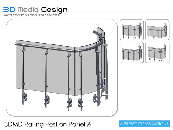 3dmd railings 3ds