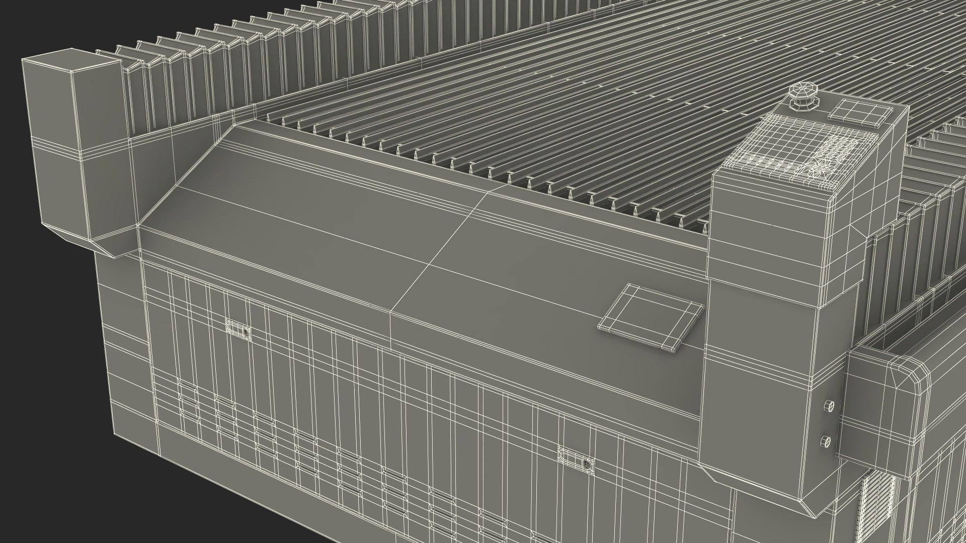 Large Format CNC Laser Cutting System Rigged 3D Model - TurboSquid 2388754
