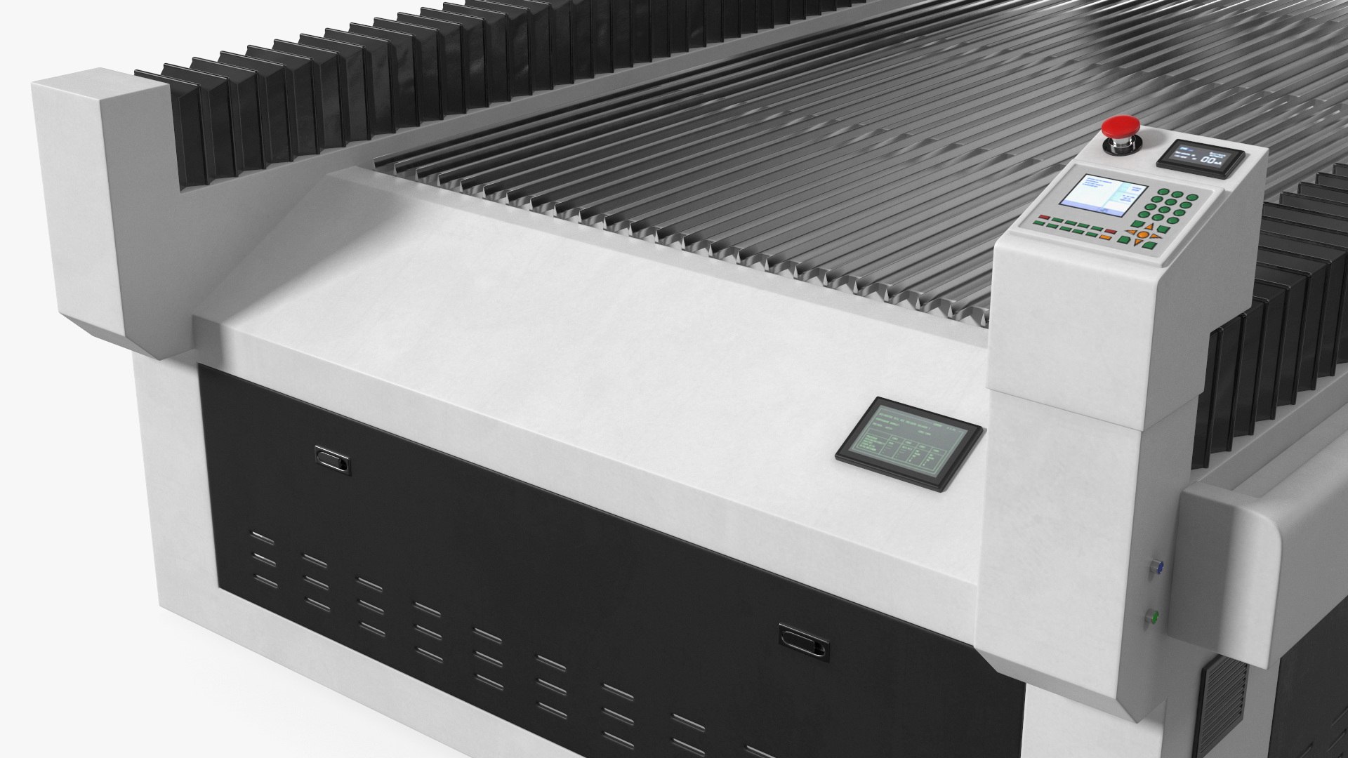 Large Format CNC Laser Cutting System Rigged 3D Model - TurboSquid 2388754