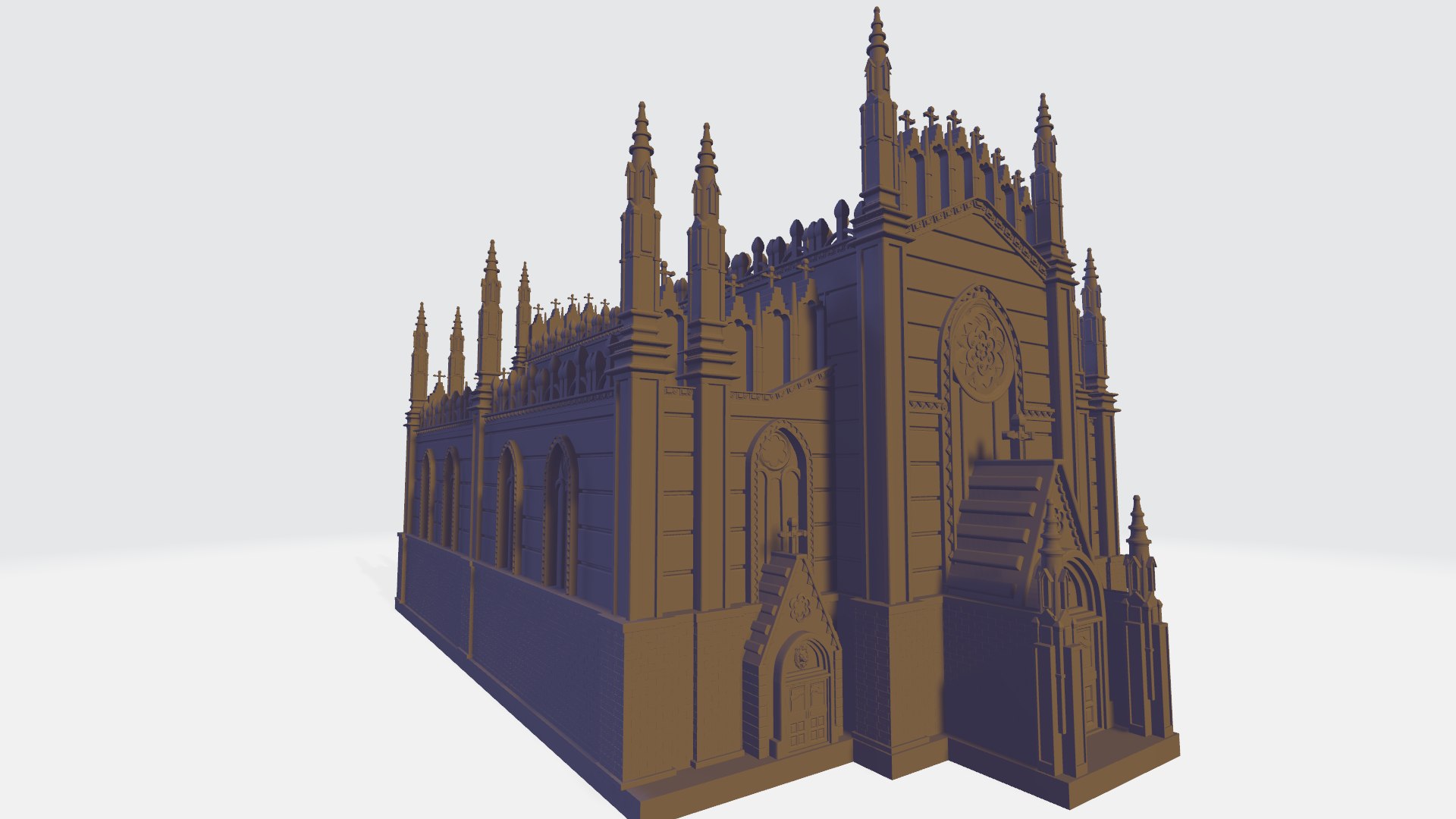 Gothic House Model - TurboSquid 1688818