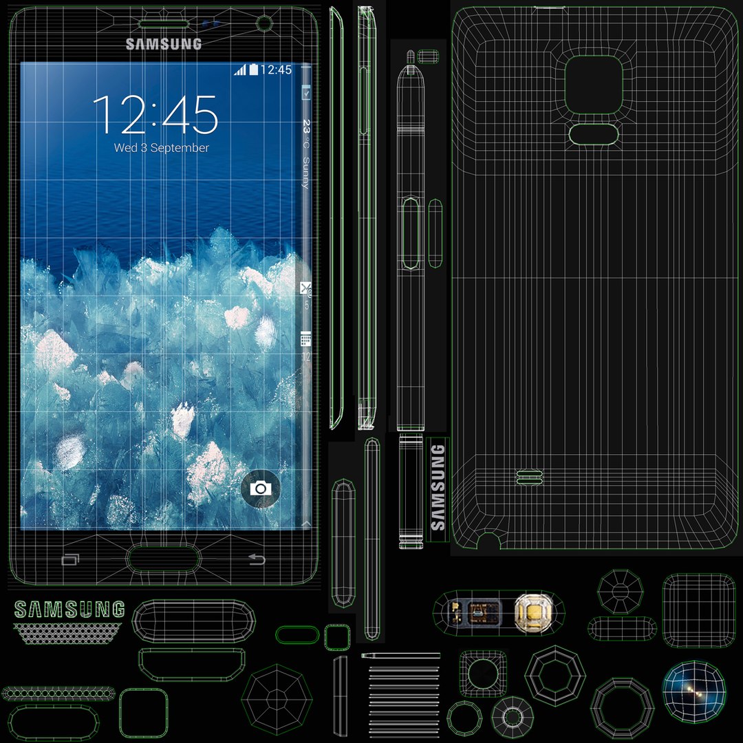 3d Model New Samsung Galaxy Note