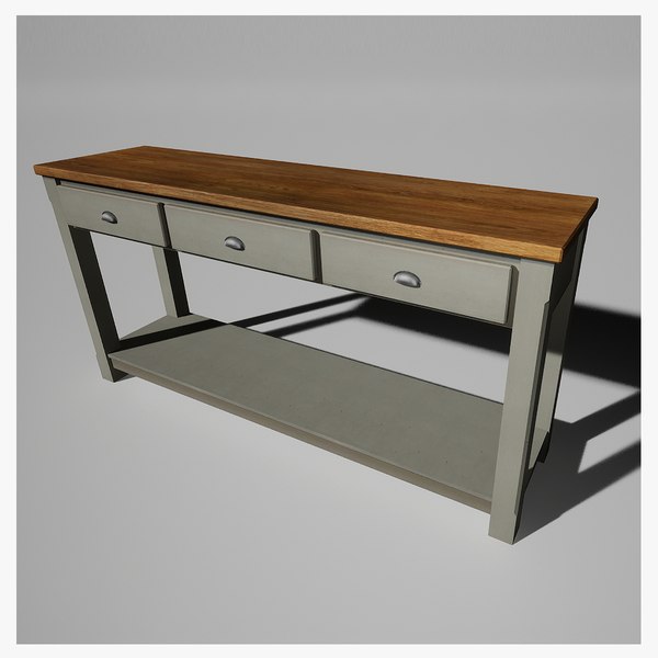 modelo 3d Butcher Block Sideboard - TurboSquid 1952668