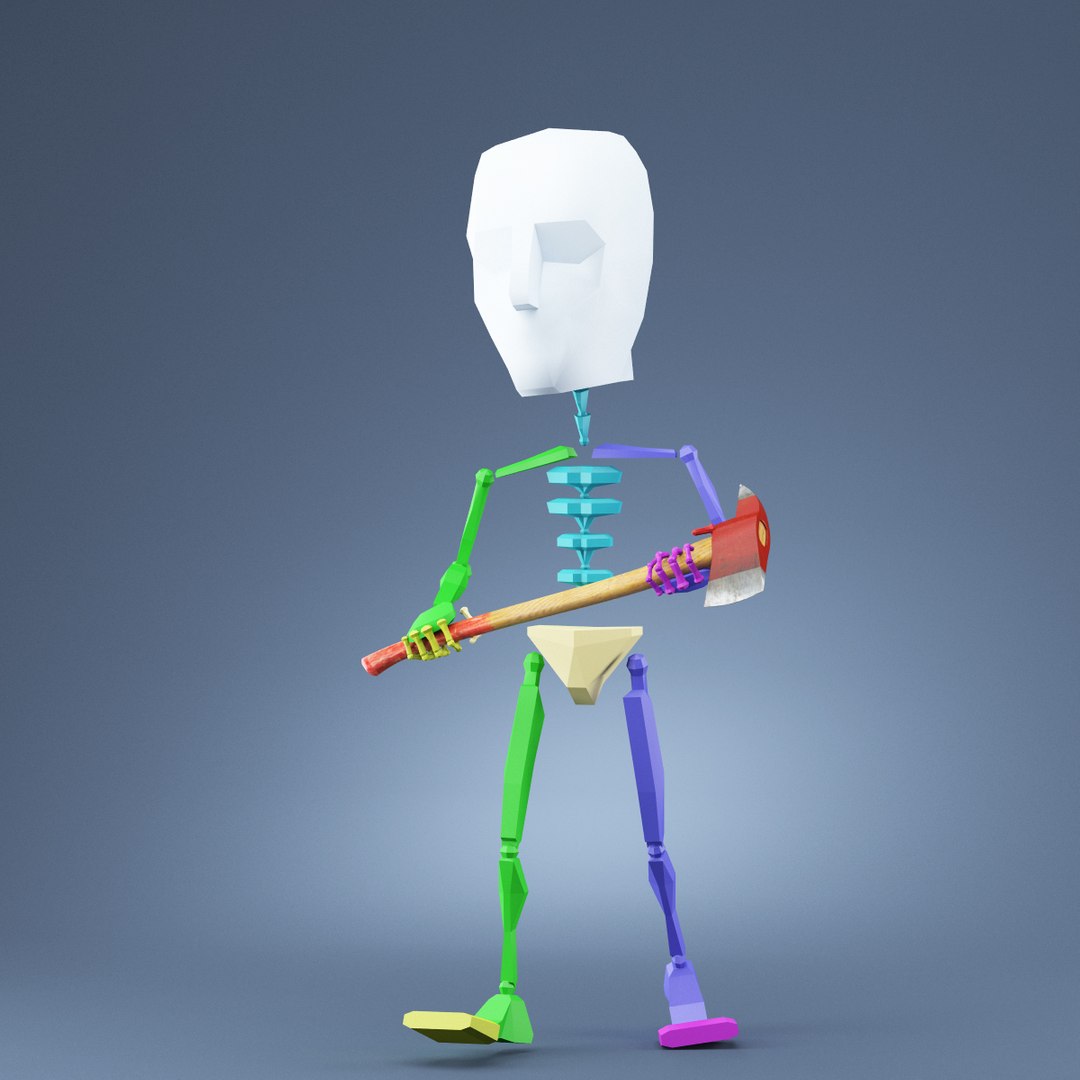 3d Face Animation Rigged