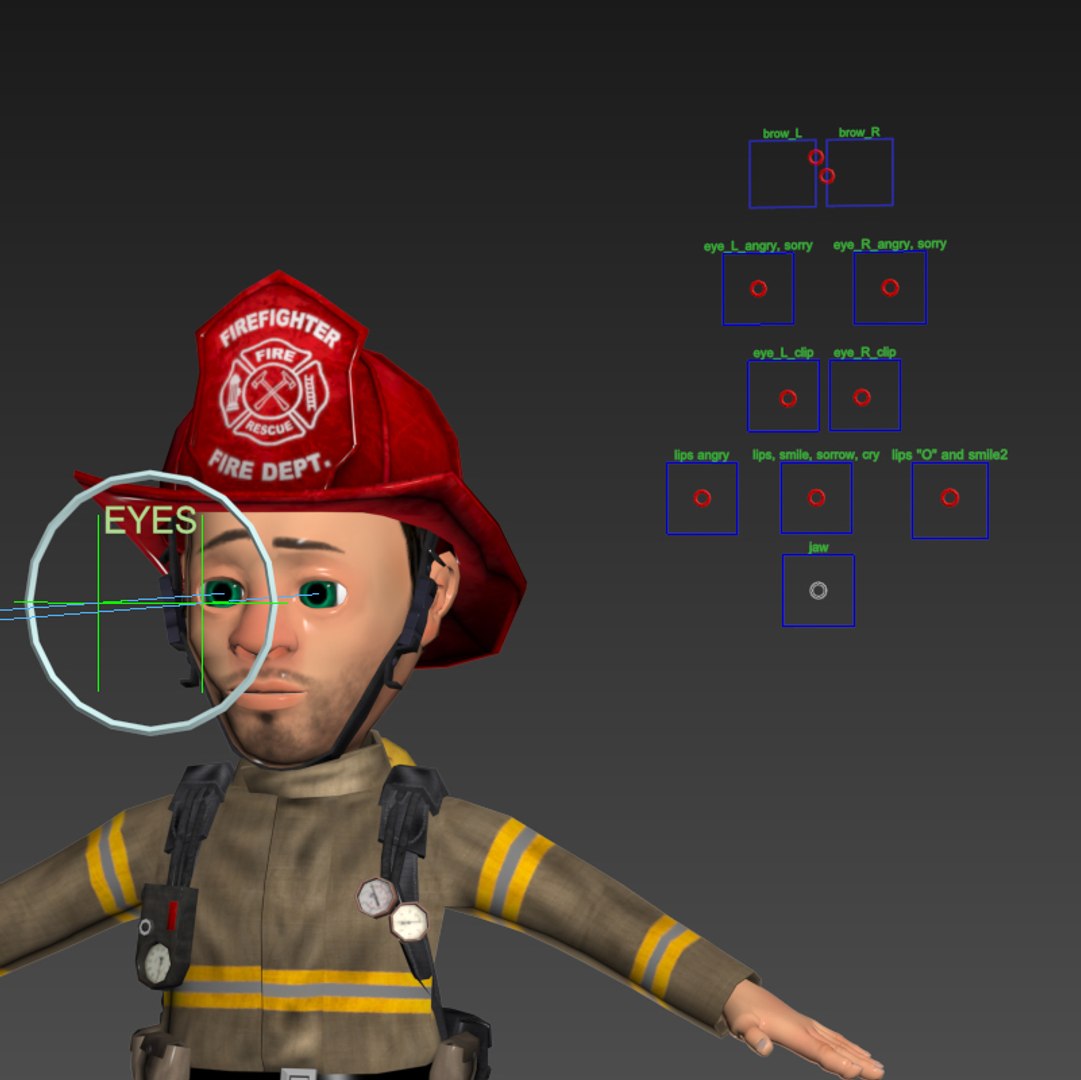 3d Face Animation Rigged