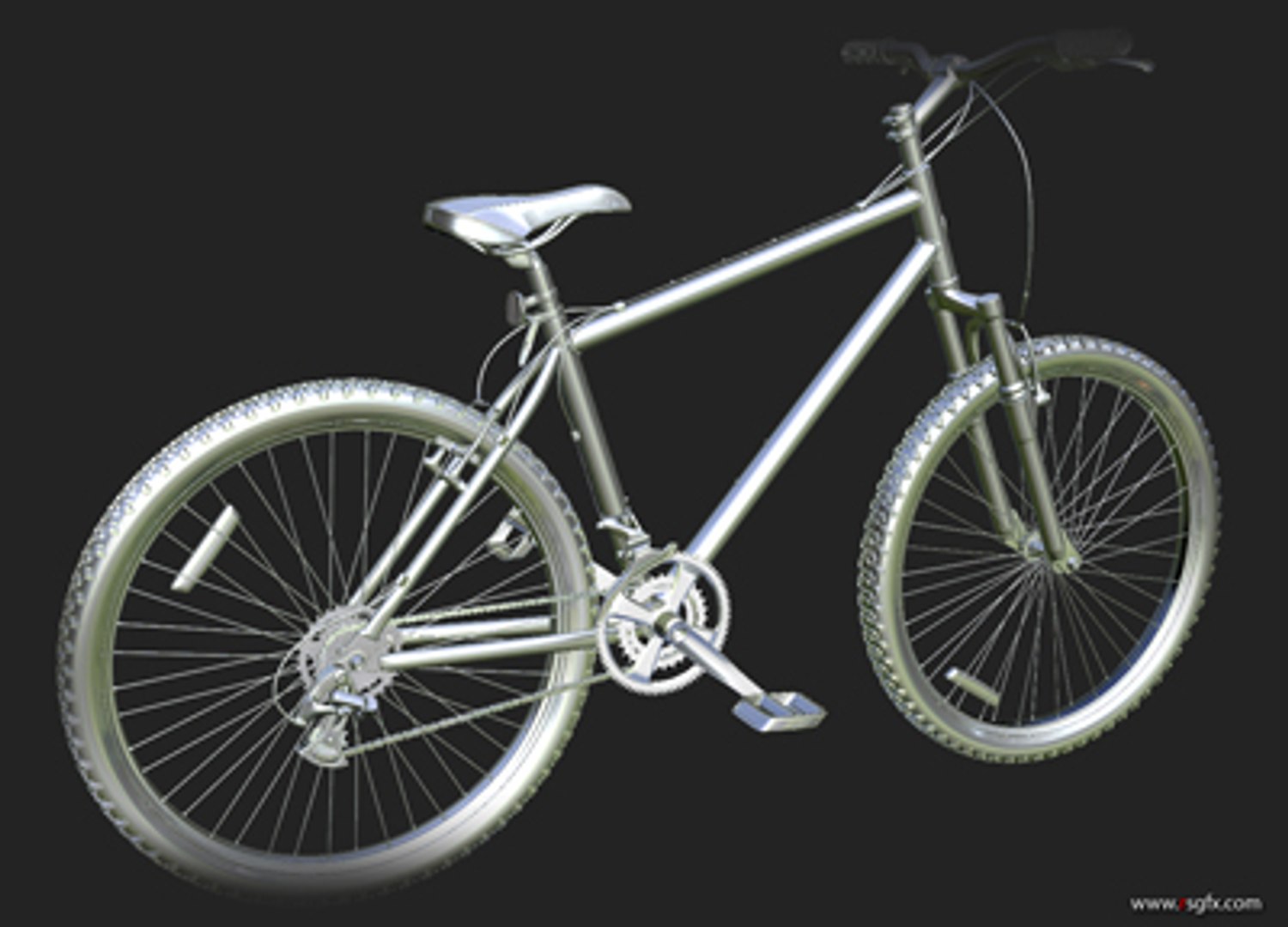 3d Mountain Bike Model