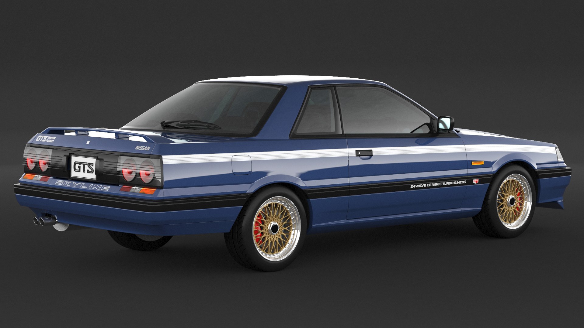 3D Nissan Skyline R31 GTS Nismo - TurboSquid 2204895