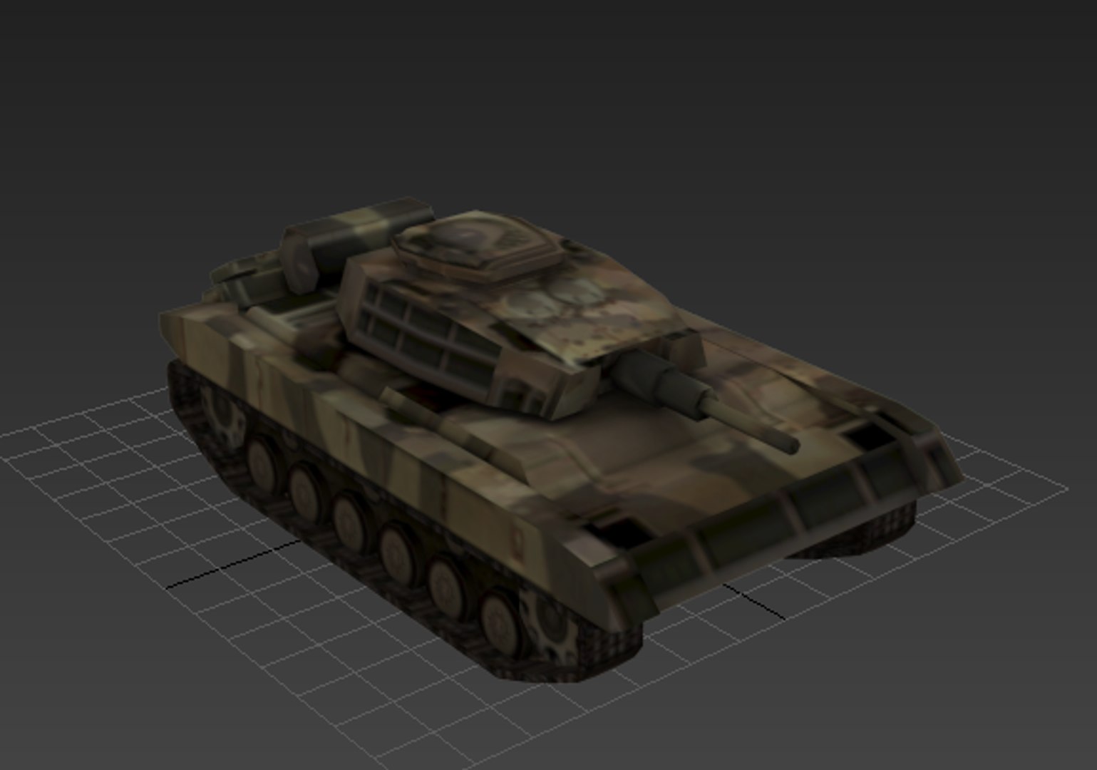 3d tank model