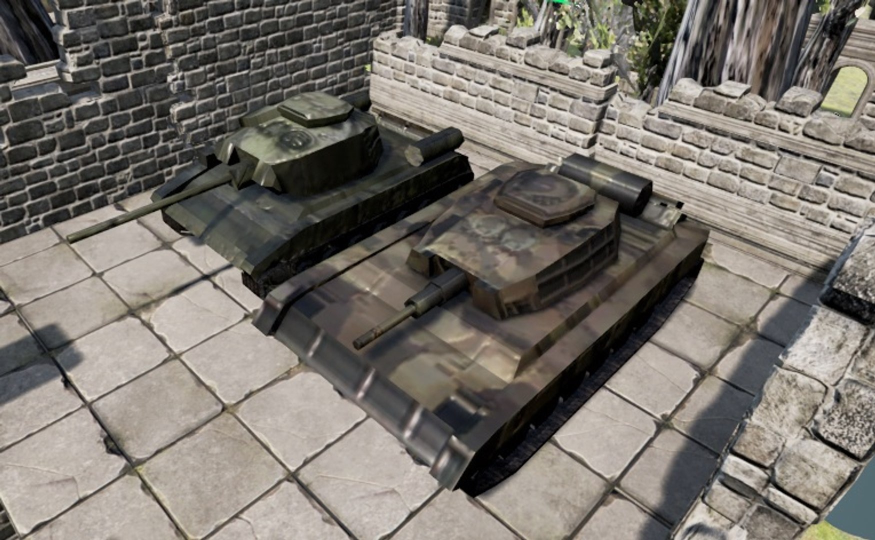 3d tank model