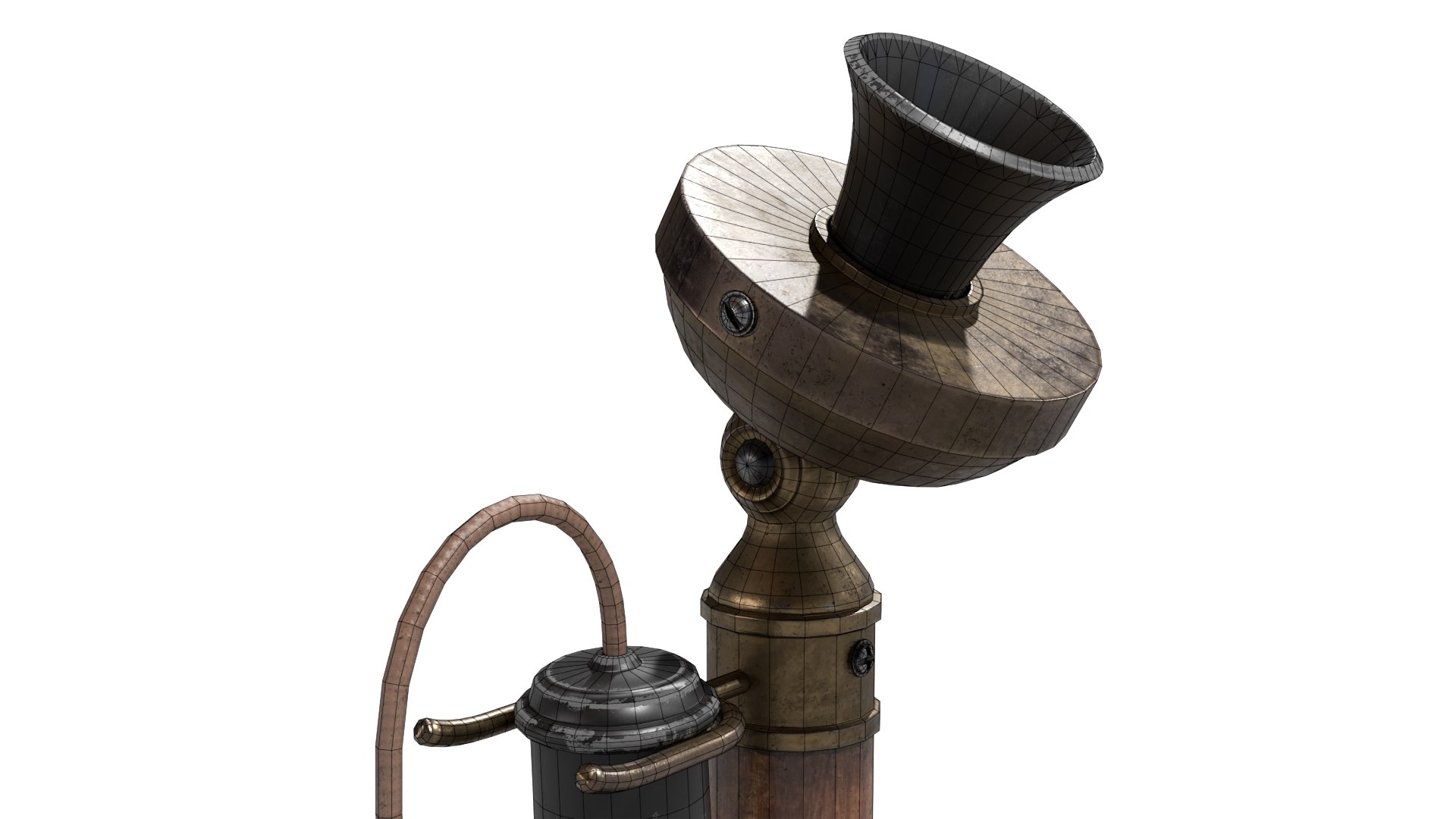 American Bell Candlestick Telephone 3D model - TurboSquid 1747069