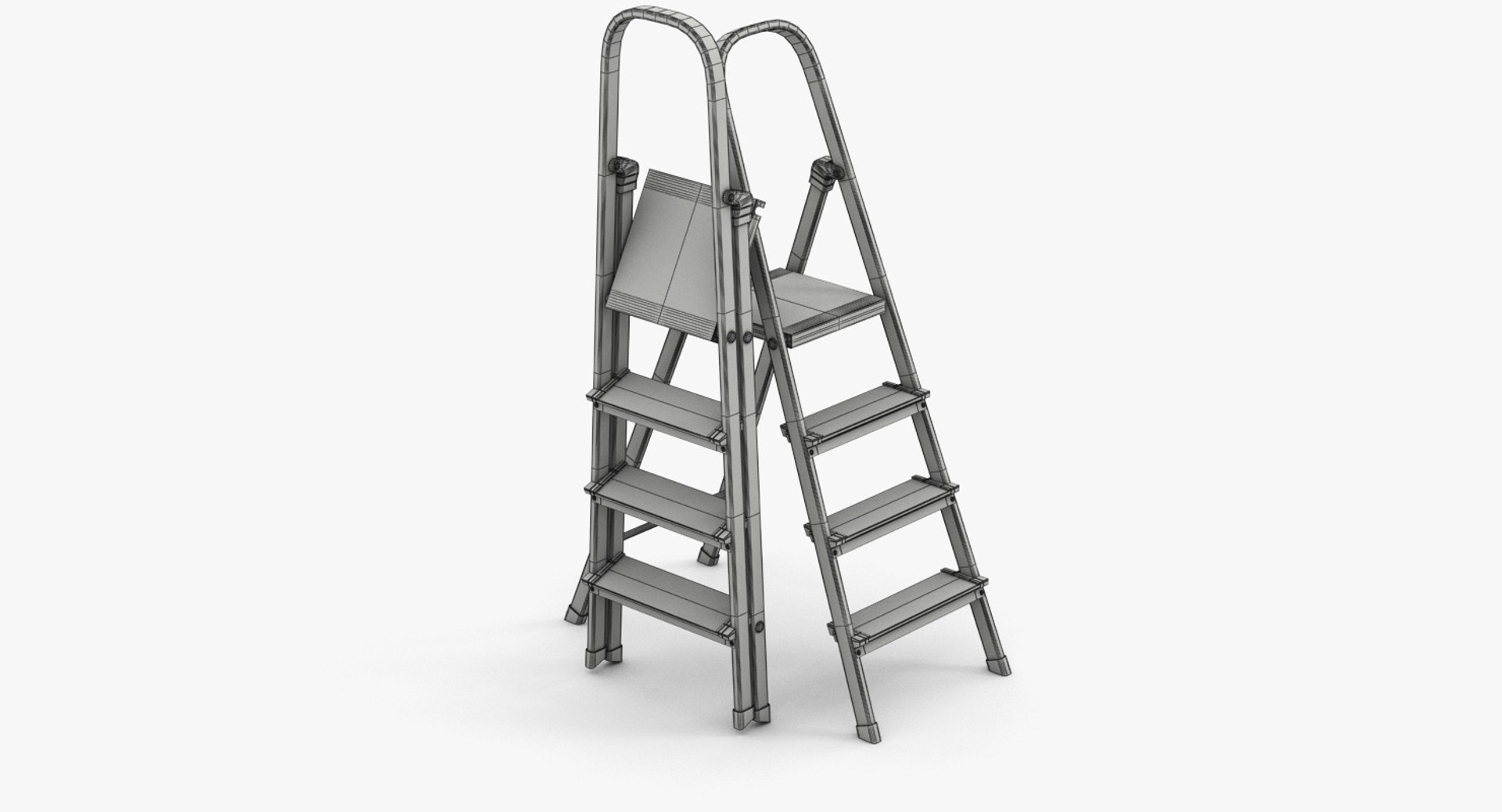 3D Stepladder Ladder Step - TurboSquid 1242519