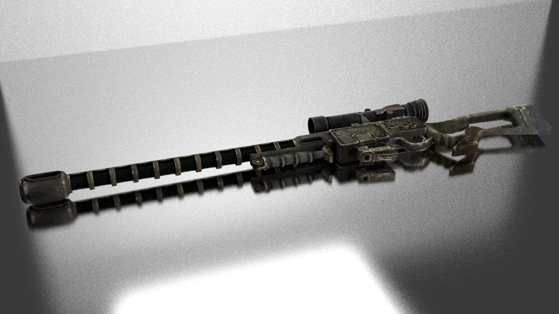 Sniper Rifle Fallout 3d Model
