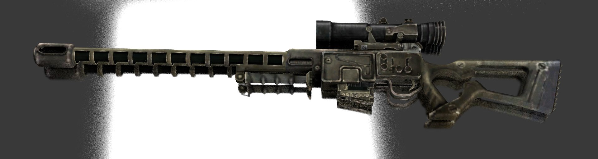 Sniper Rifle Fallout 3d Model