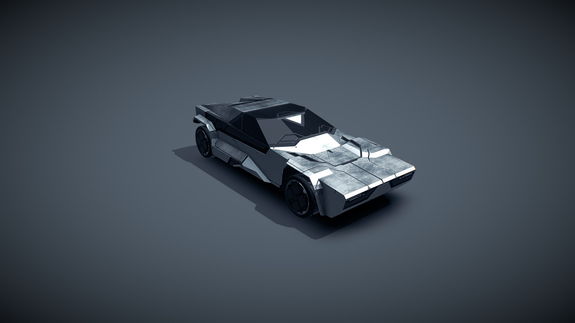 Futuristic Car 3D Model - TurboSquid 2323261