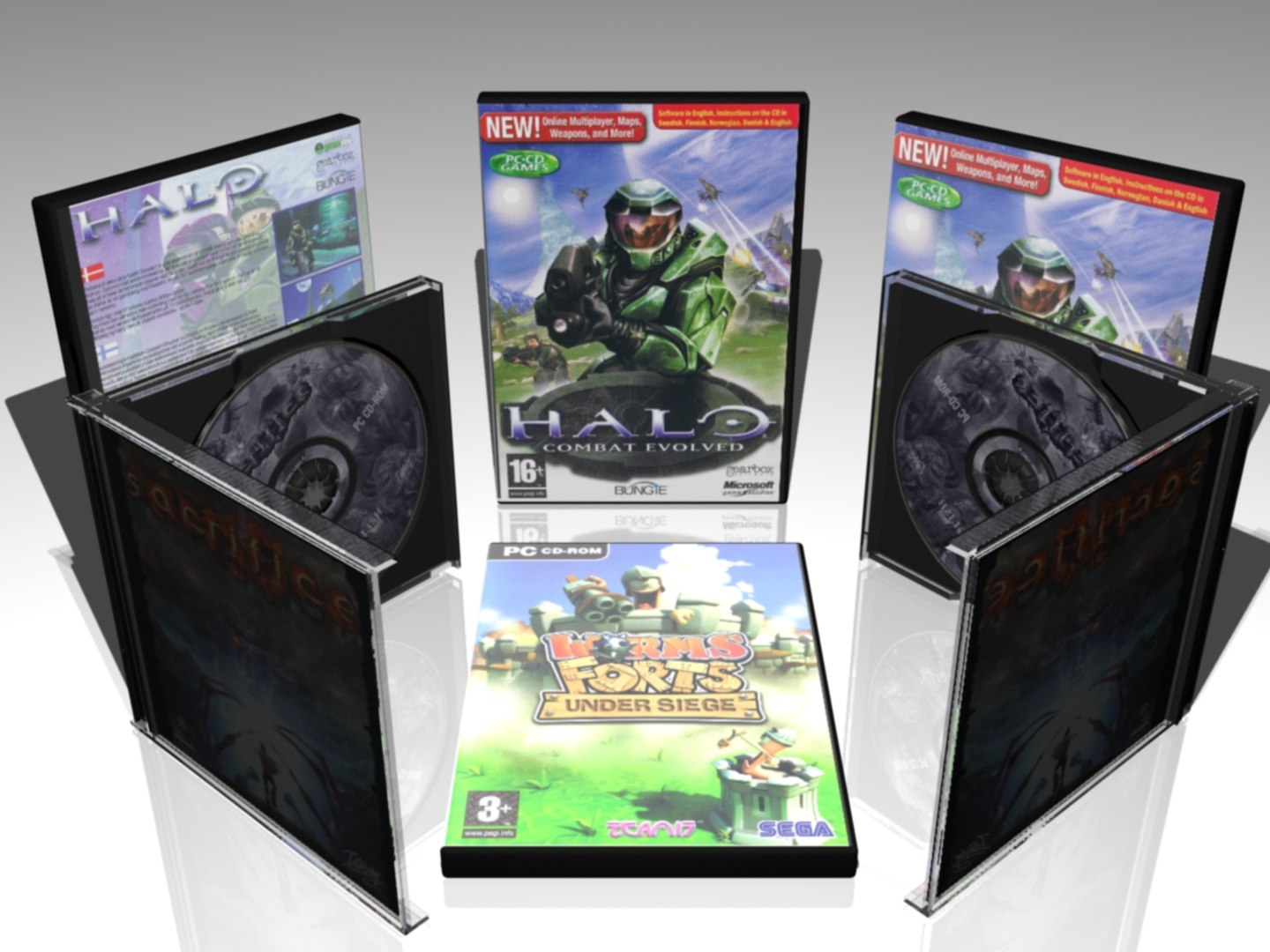 3d Model Cool Cd Dvd Covers