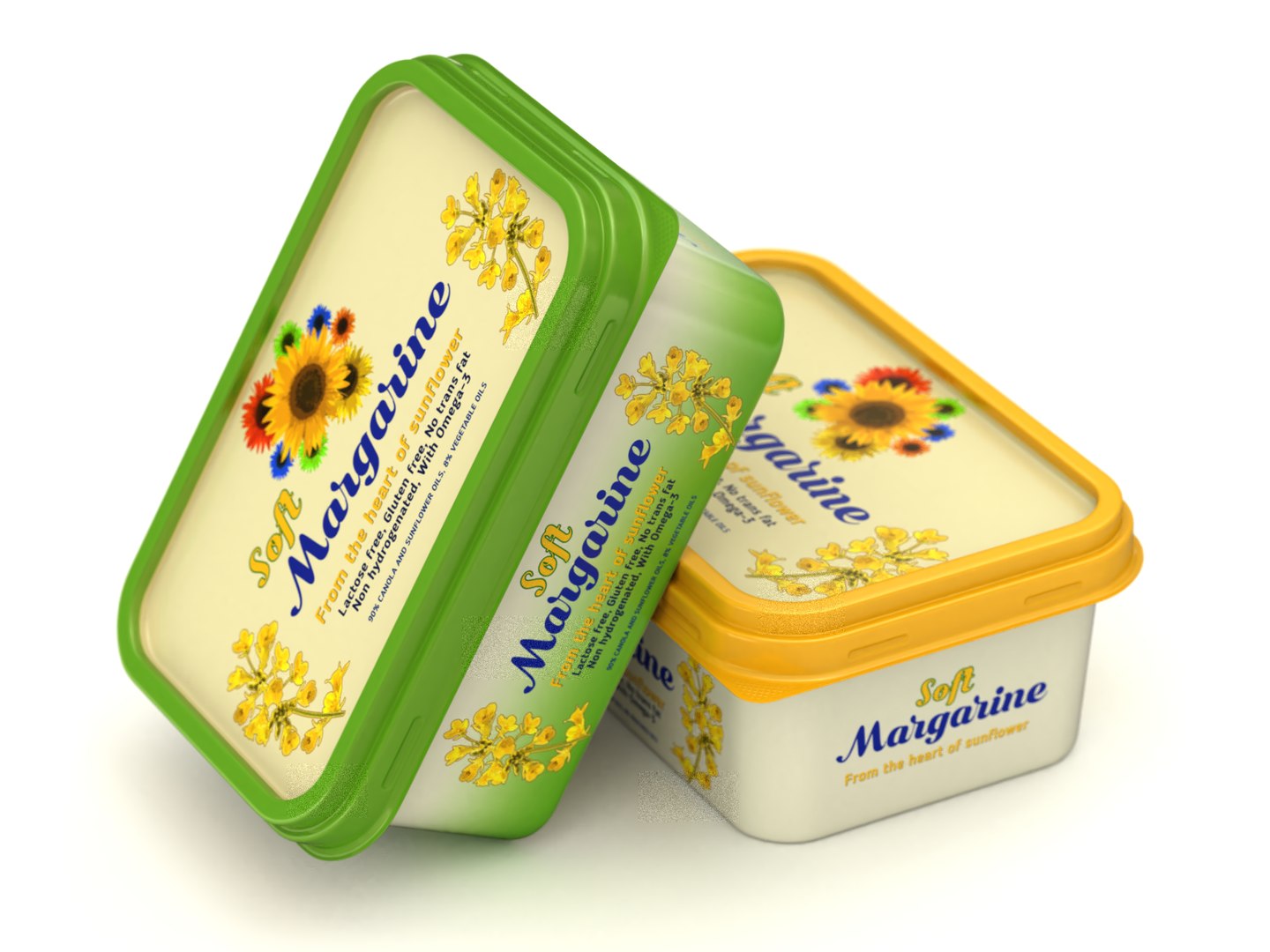 Box Margarin 3D Model - TurboSquid 1315043