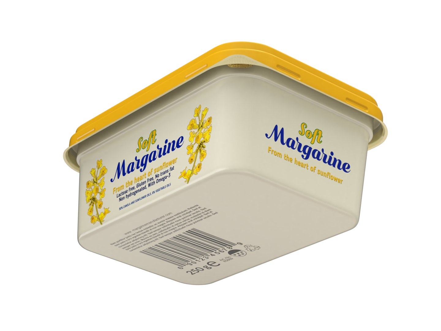 Box Margarin 3D Model - TurboSquid 1315043